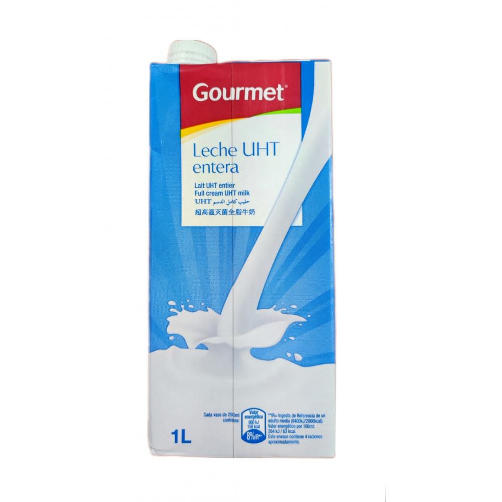 Leche UHT Entera Gourmet (6 X 1000 ml)